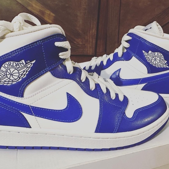 Jordan | Shoes | Air Jordan Mid Kentucky Blue | Poshmark